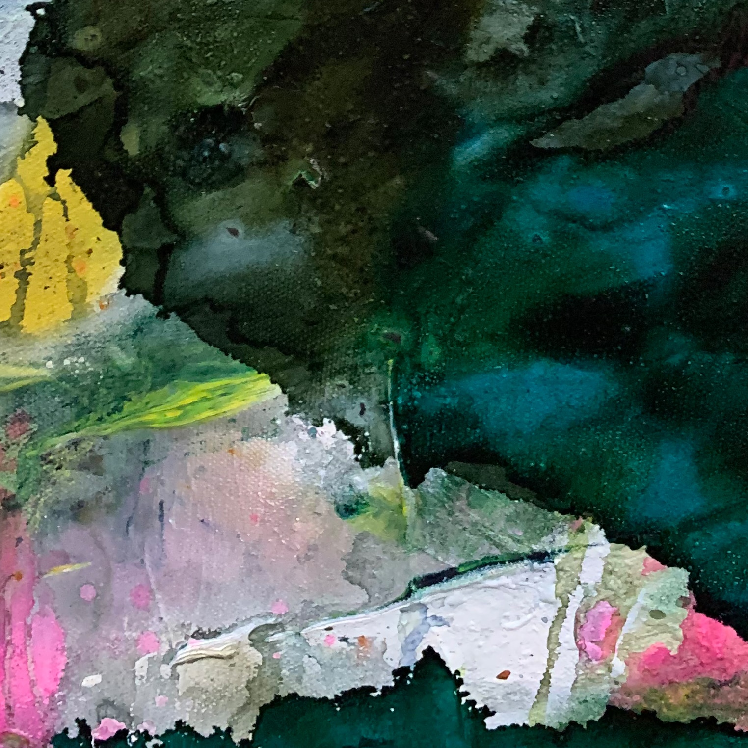 Abstract Flower Paintings for Sale • Baker Collection