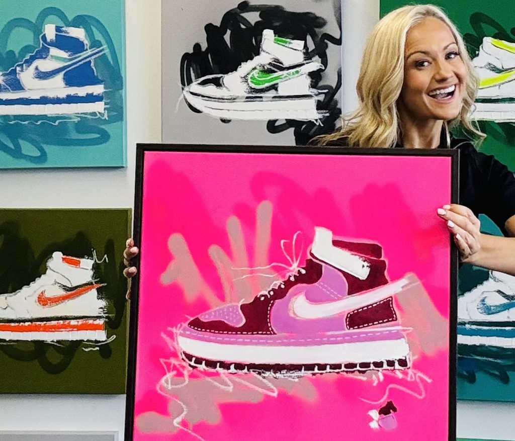 Nike Wall Art by Australian Pop Artist Nicki Baker-Comelli • Buy ...