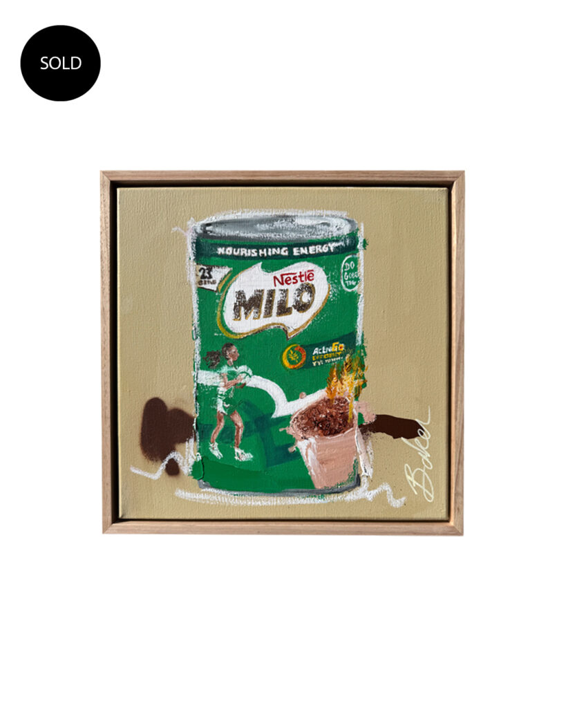 Art for Sale Milo Netball • Buy Original Art Online: Baker Collection
